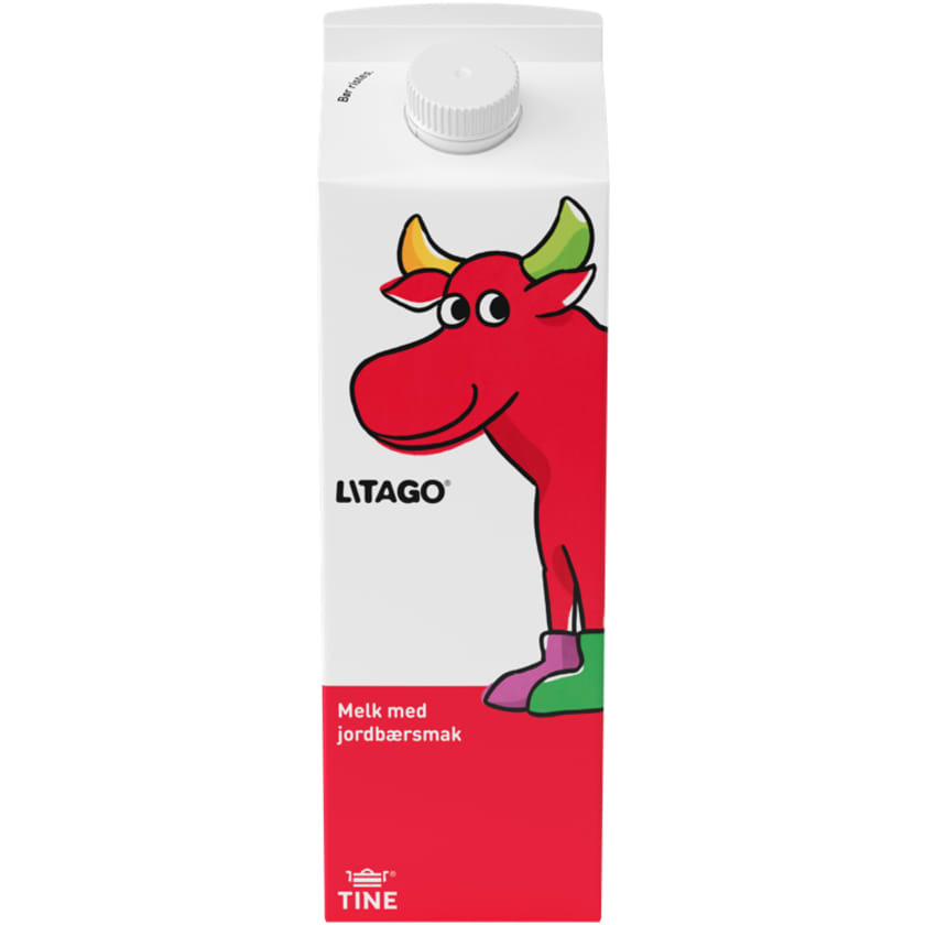 Litago Melk - Jordbær 0,5l Tine | Meny.no