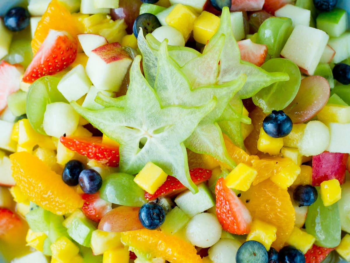 Frisk fruktsalat | Oppskrift | Meny.no