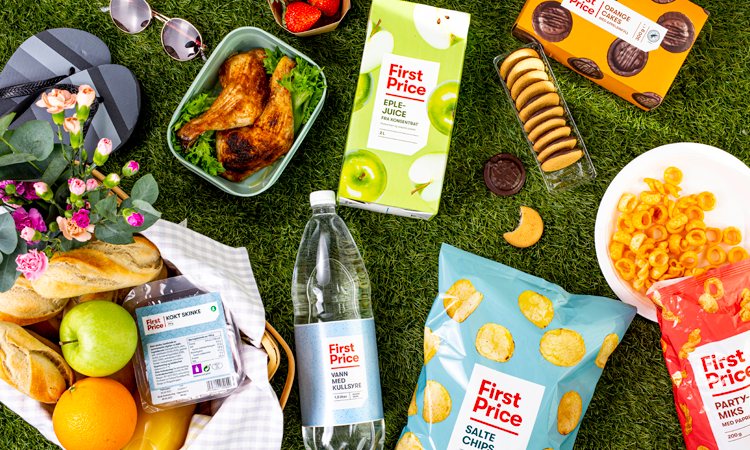 barnevennlig piknik mat