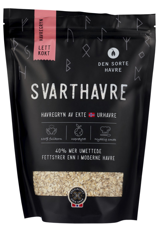 Havregryn Lettkokte 500g Den Sorte Havre - 🧾Kassalapp