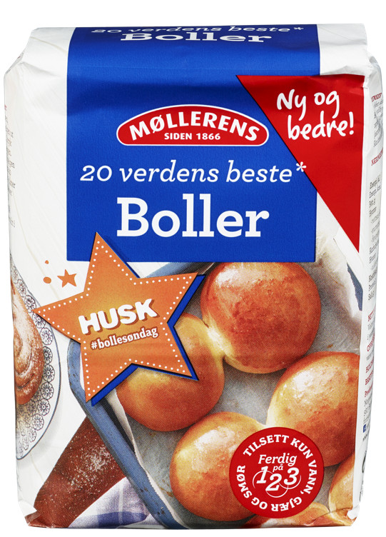 Boller Mix 1kg Møllerens - 🧾Kassalapp