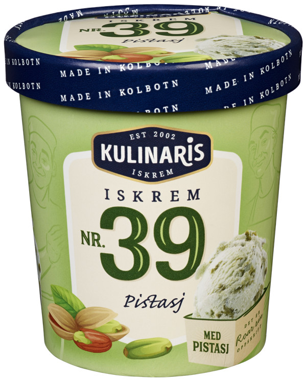 Kulinaris Iskrem Pistasj 0,5l - 🧾Kassalapp