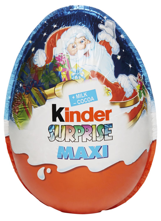 Kinder Surprise Maxi Xmas 100g Ferrero - Kassalapp®