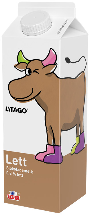 Litago Melk Sjokolade Lett 0,5l Tine - 🧾Kassalapp