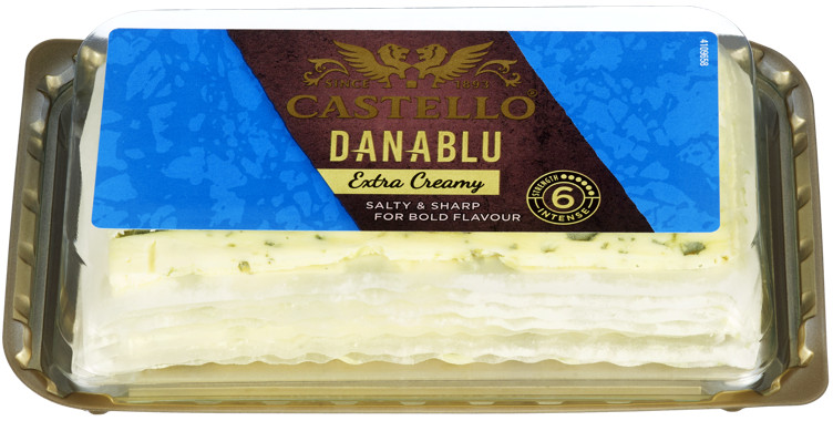 Danablu skivet 125g Castello - 🧾Kassalapp