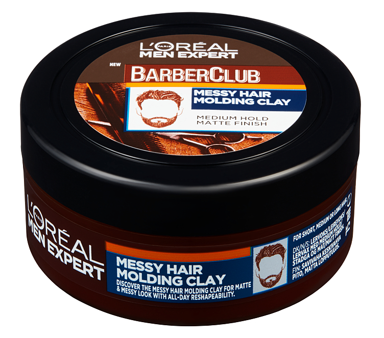 Men Expert Clay Messy Hair Medium 75ml Loreal - 🧾Kassalapp