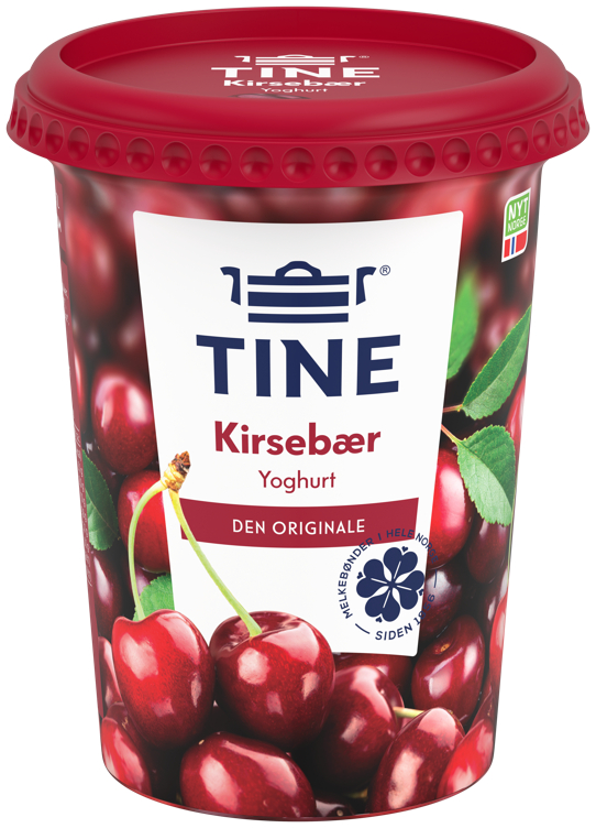 Yoghurt Kirsebær 500g Tine - 🧾Kassalapp