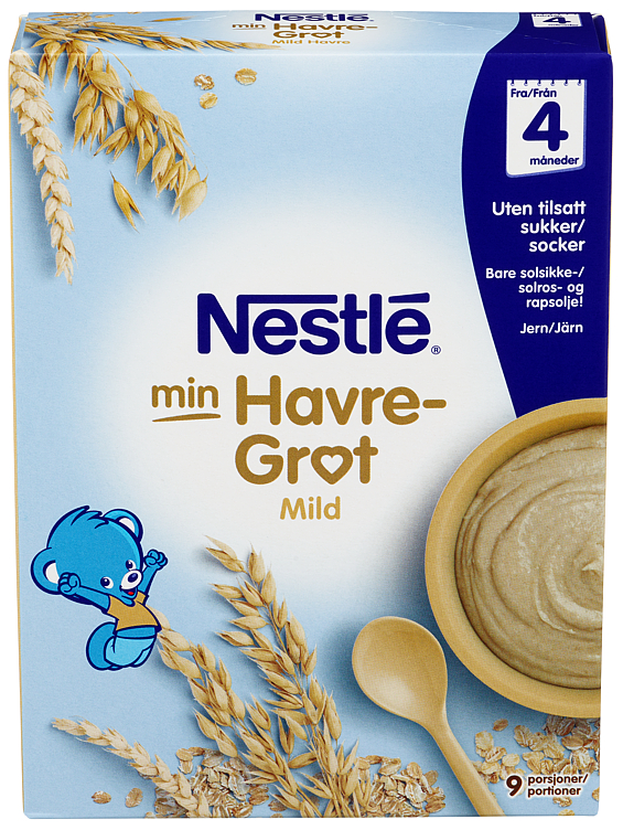 Min Grøt Havre Mild 4mnd 270g Nestle - 🧾Kassalapp