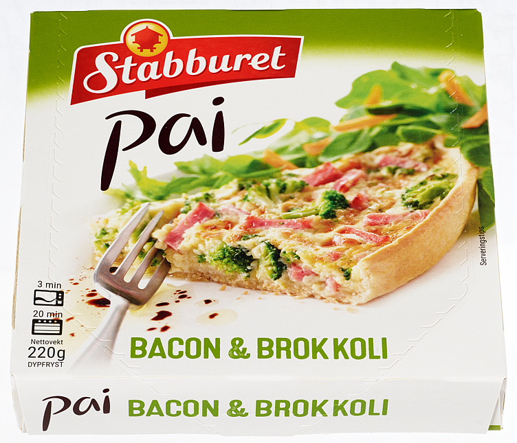 Pai Bacon&Broccoli 220g Stabburet - 🧾Kassalapp