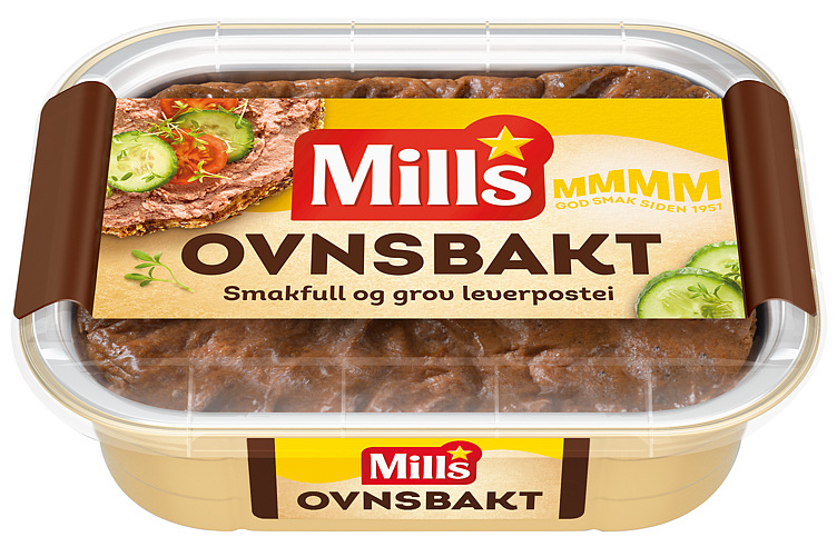 Leverpostei Ovnsbakt 185g Mills - 🧾Kassalapp