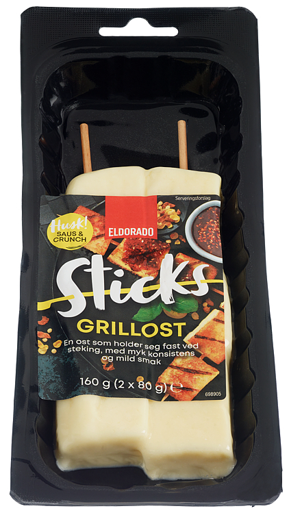 Grillost Naturell 160g Sticks - 🧾Kassalapp