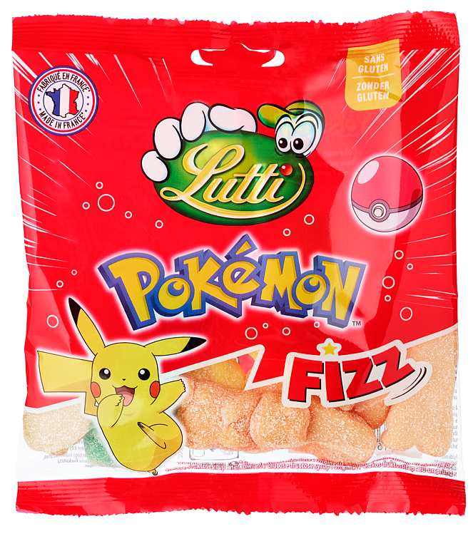 Pokemon Fizz 100g Lutti - 🧾Kassalapp