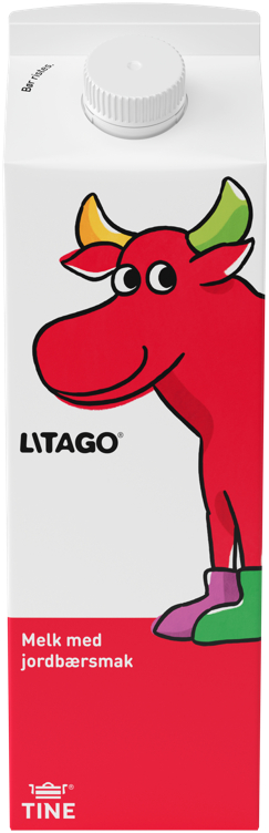 Litago Melk Jordbær 0,5l Tine - 🧾Kassalapp