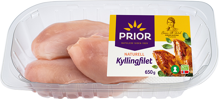 Kyllingfilet 650g Prior - 🧾Kassalapp