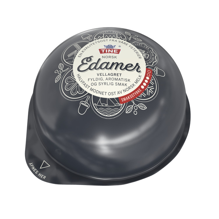 Edamer Vellagret 850g Tine - 🧾Kassalapp