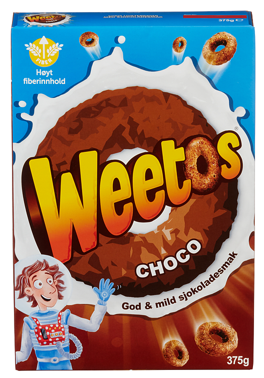 Weetos Choco 375g Weetabix - 🧾Kassalapp