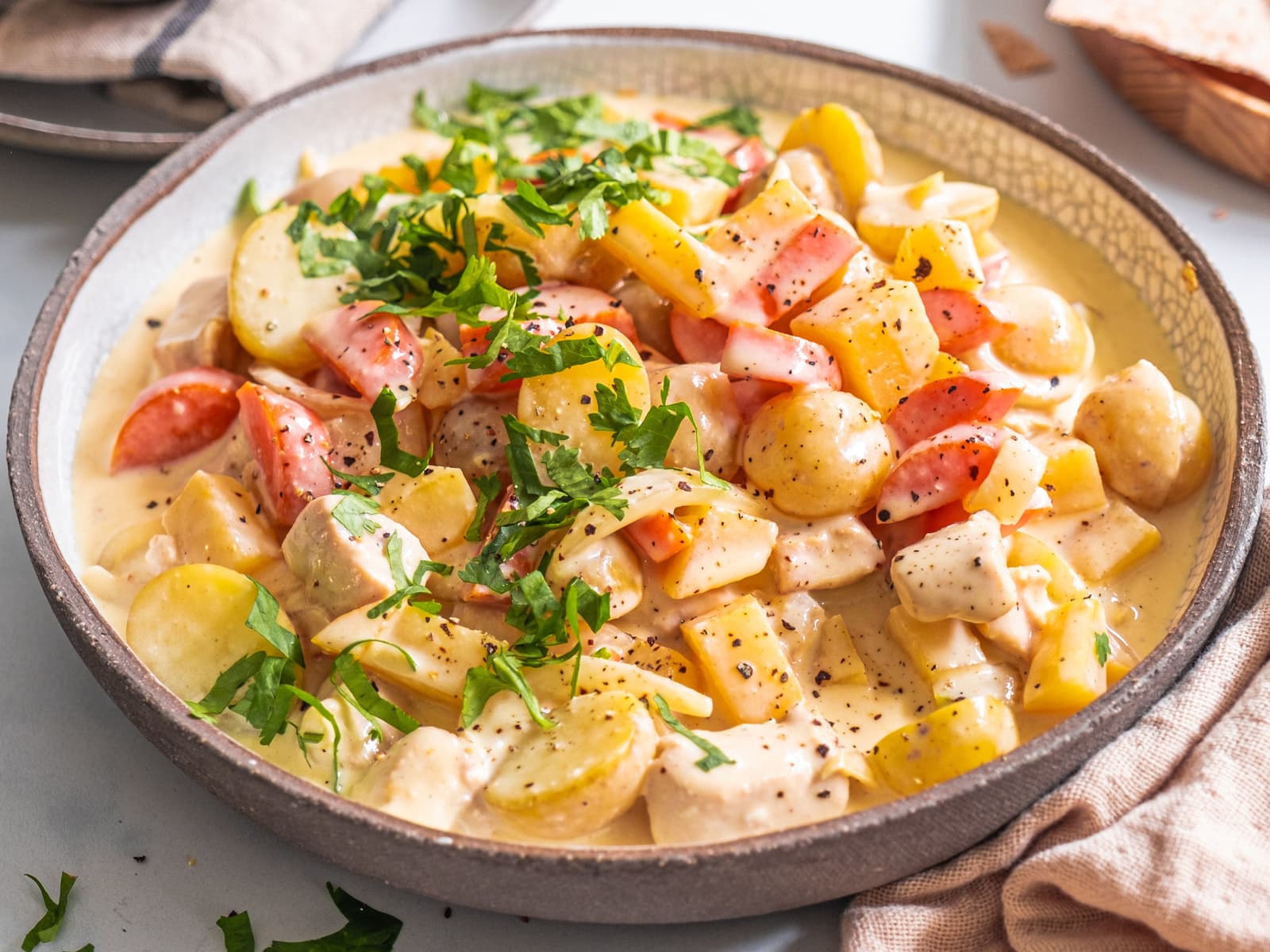 Kremete kyllinggryte | Oppskrift | Meny.no