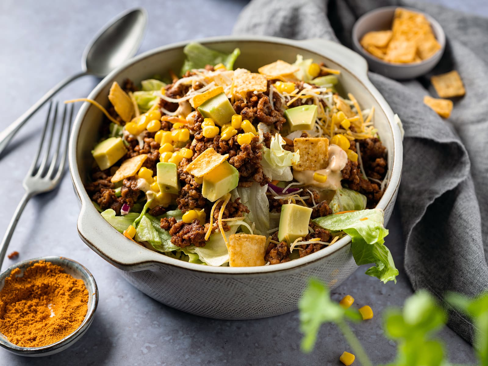 Enkel tacosalat. | Oppskrift | Meny.no