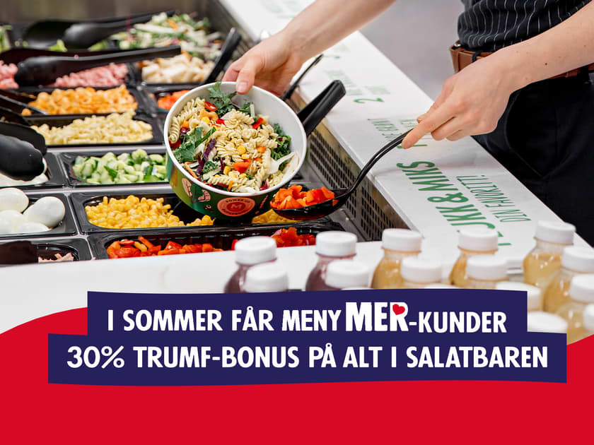 Slik lager du fristende salater fra salatbaren | Meny.no