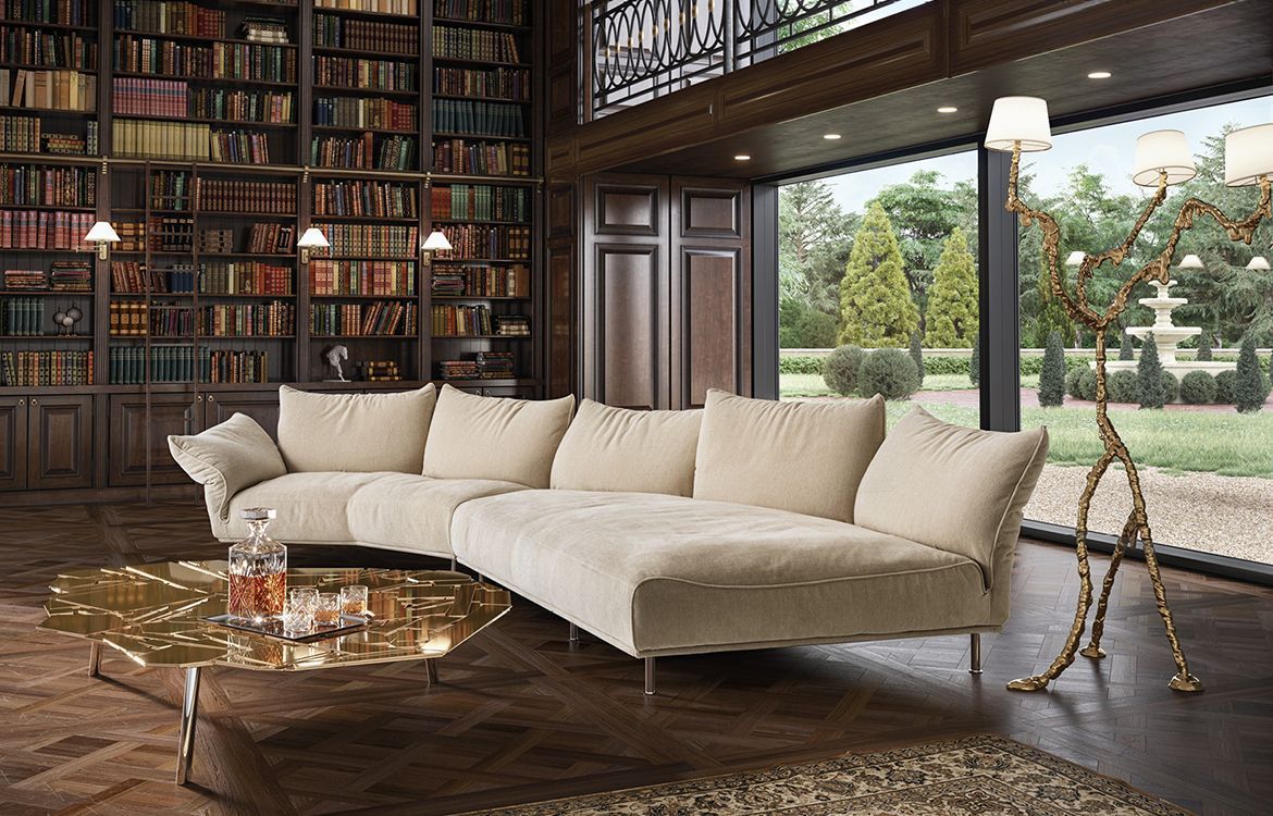 Edra Standalto sofa • Novalis.O • Experience elegance in luxury and light
