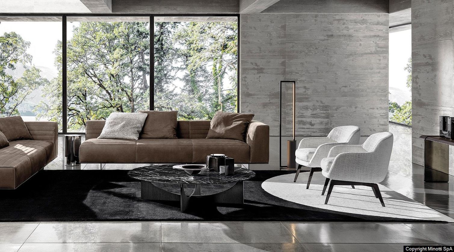 Minotti Dibbets Circle • Novalis.O • Experience elegance in luxury and ...