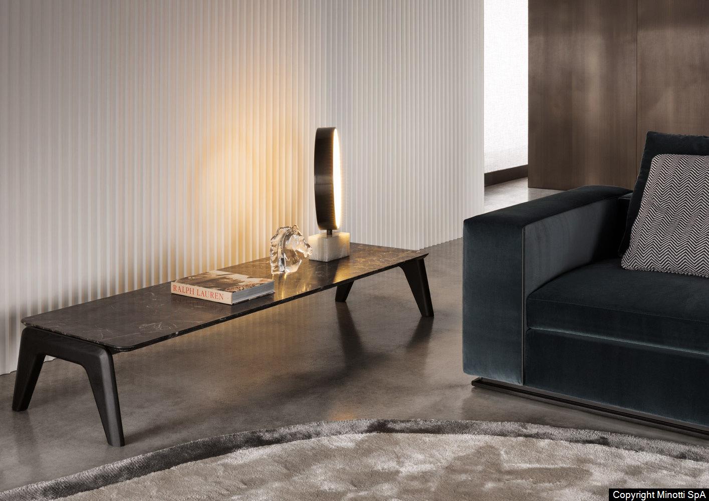 Minotti Kirk Wood • Novalis.O • Experience elegance in luxury and light