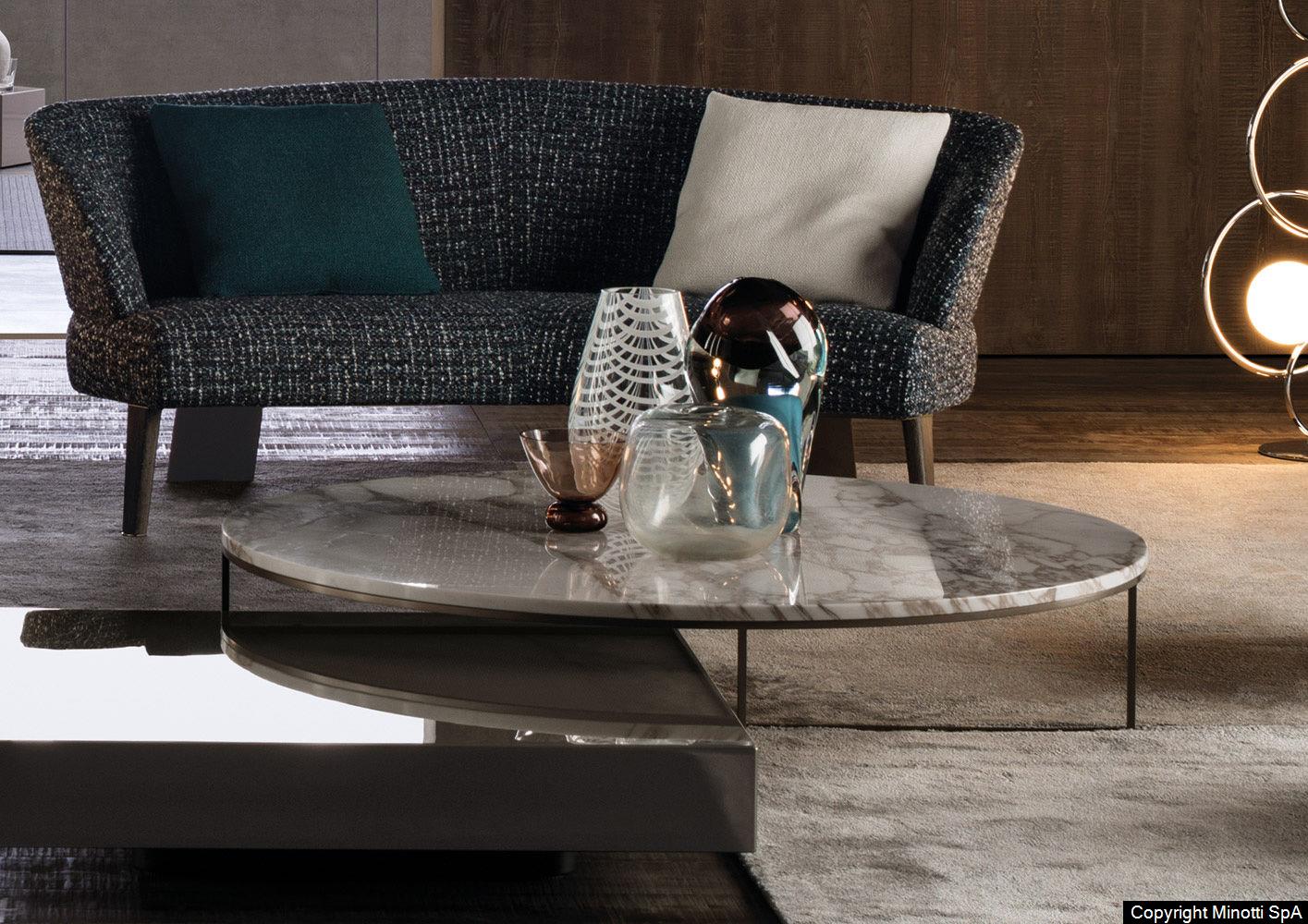 Minotti Calder Bronze • Novalis.O • Experience elegance in luxury and light