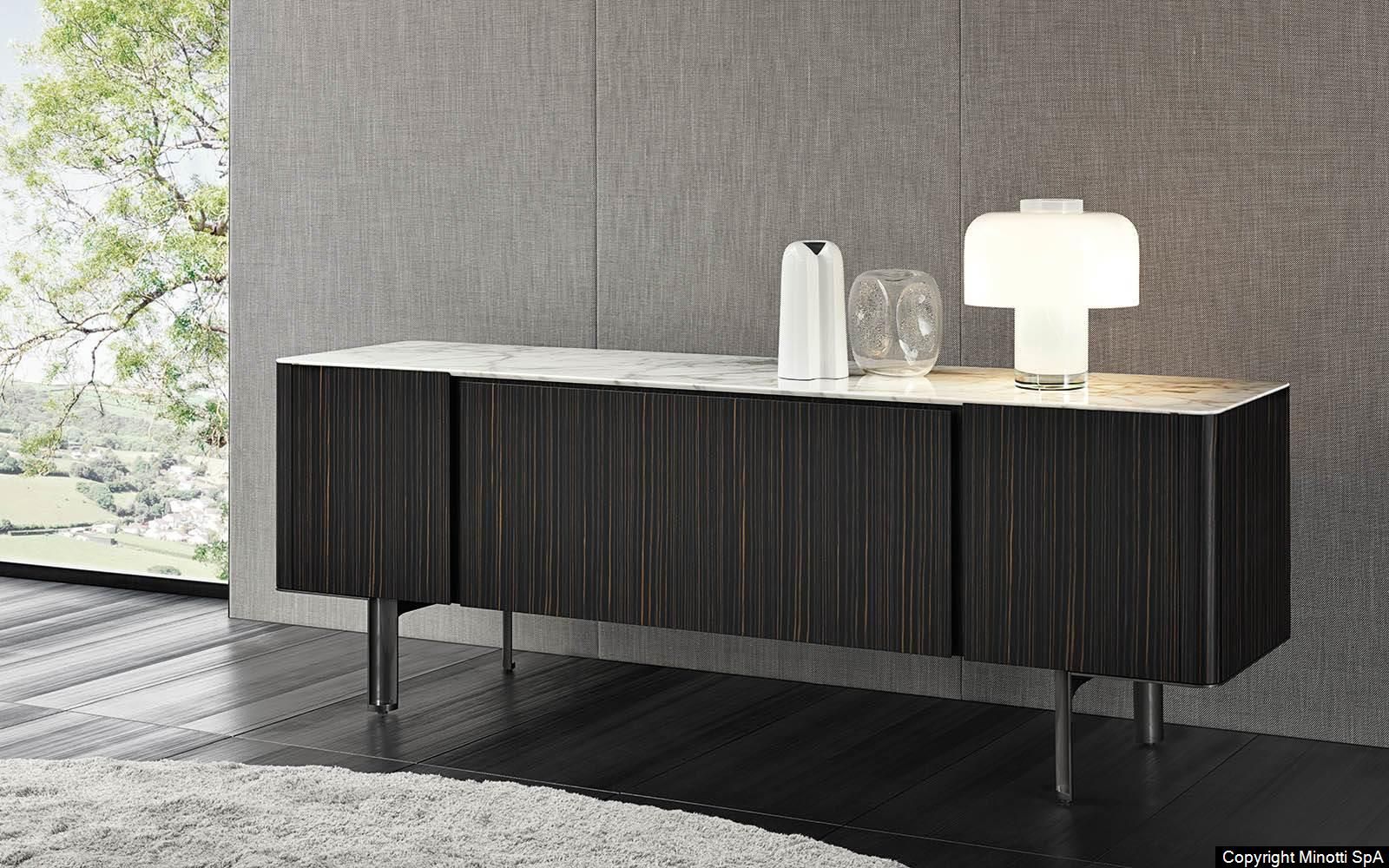 Minotti Lou Sidetable • Novalis.O • Experience elegance in luxury and light