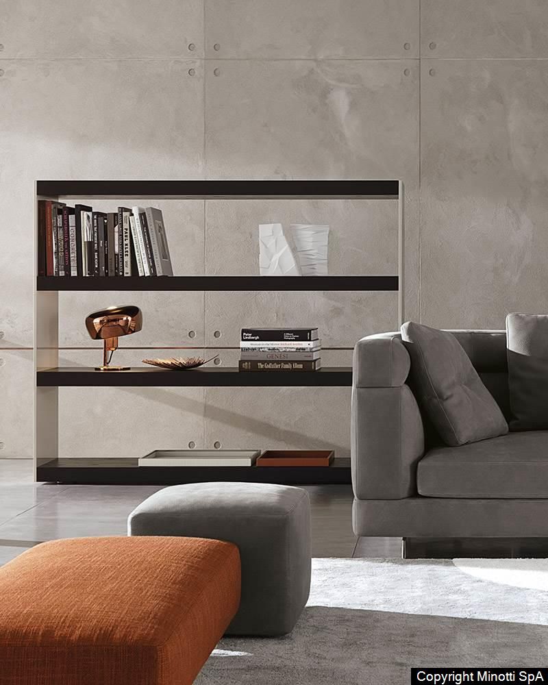 Minotti Carson Bookcase • Novalis.O • Experience elegance in luxury and ...
