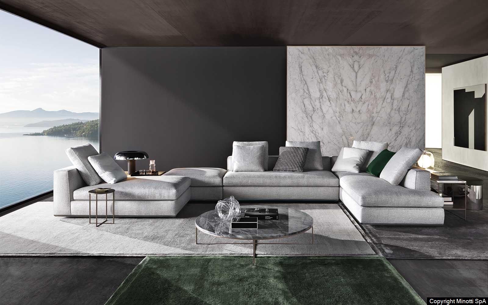 Minotti Powell • Novalis.O • Experience elegance in luxury and light