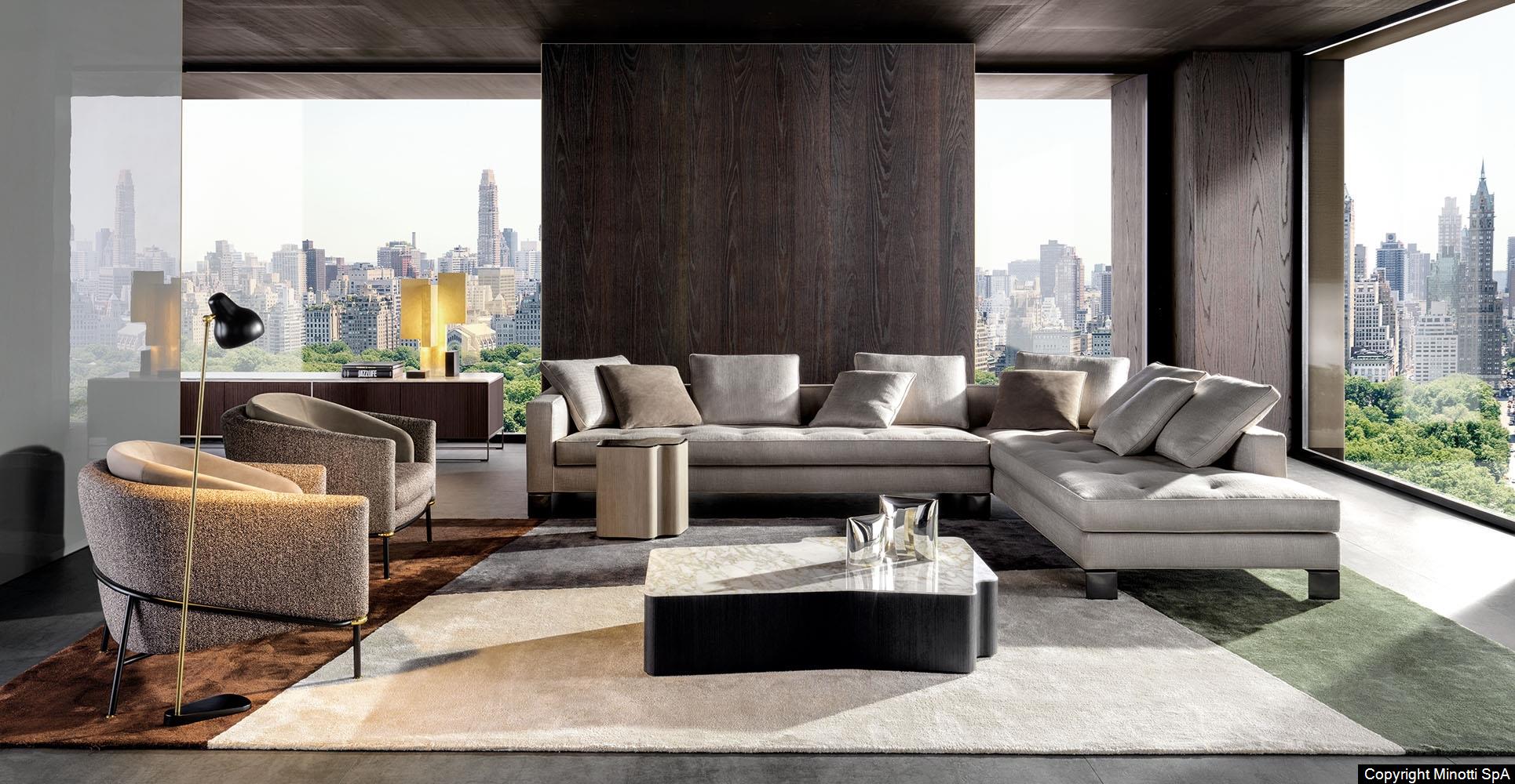 Minotti Pollock • Novalis.O • Experience elegance in luxury and light