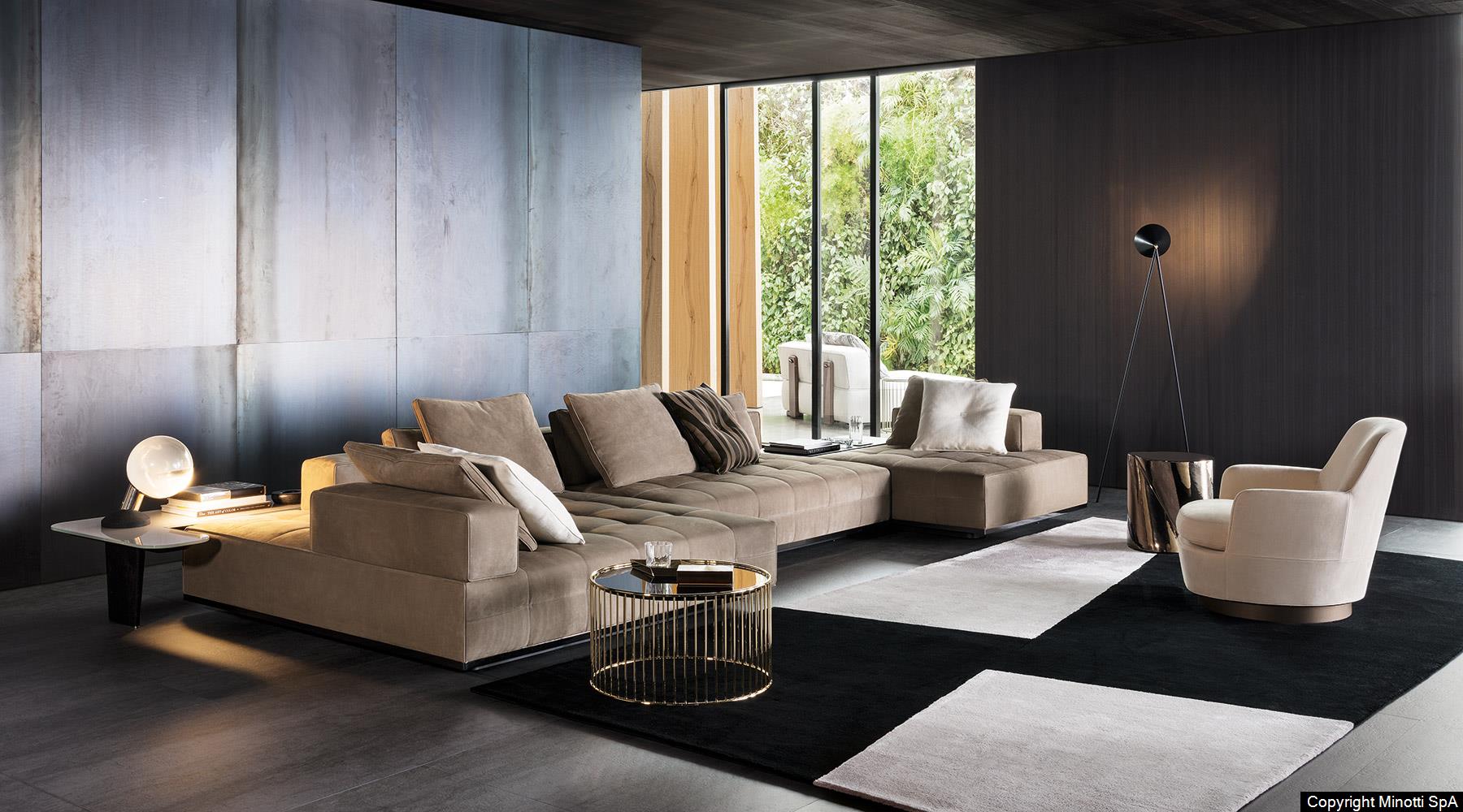 Minotti Lawrence Clan • Novalis.O • Experience elegance in luxury and light