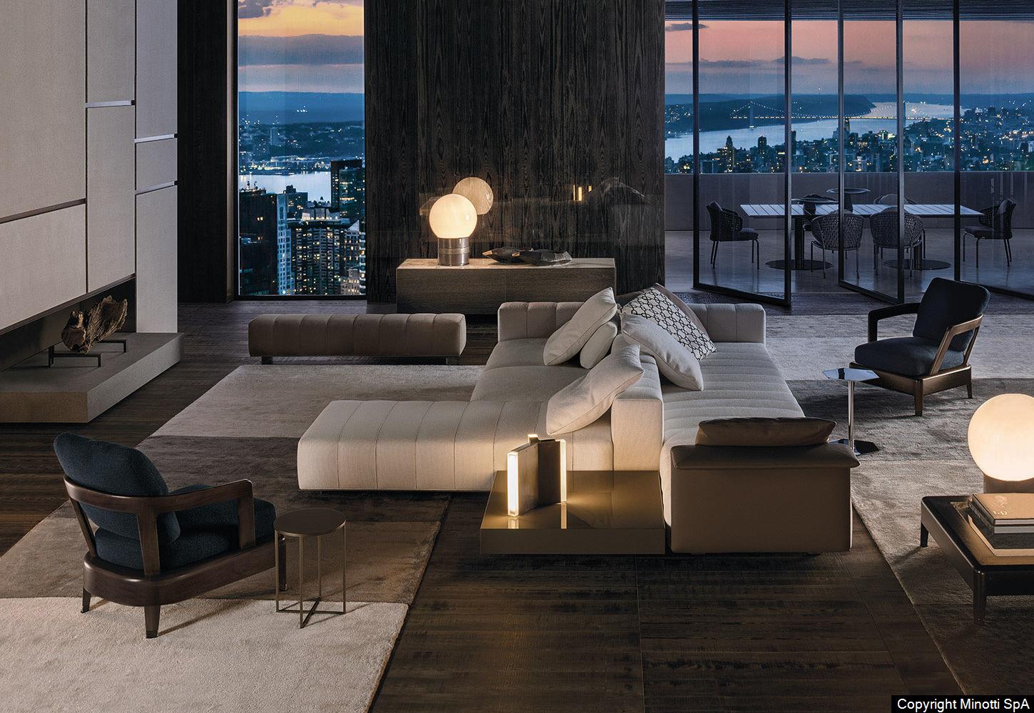 Minotti Freeman • Novalis.O • Experience elegance in luxury and light