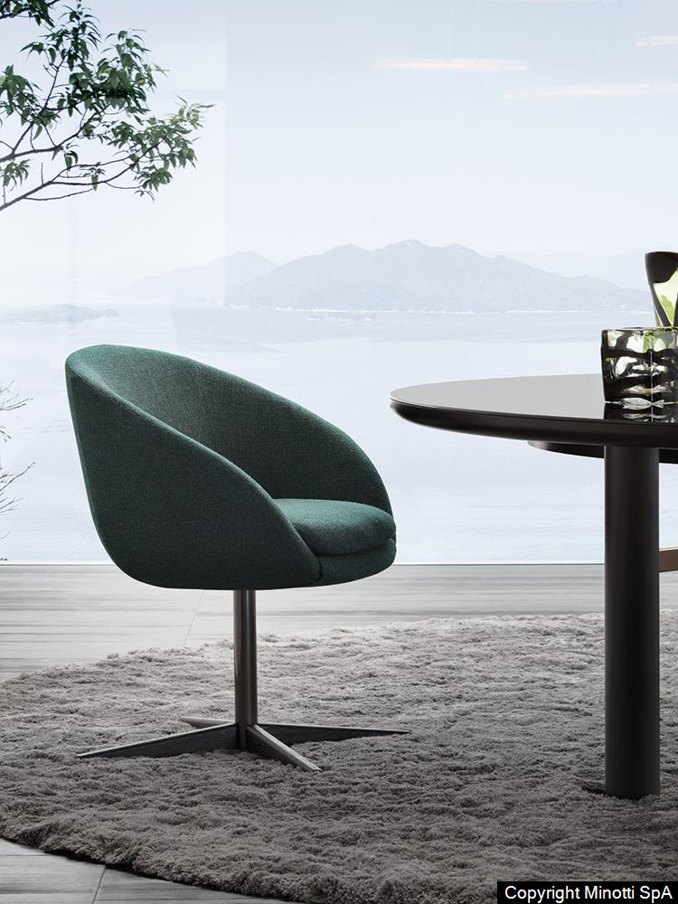Minotti Russell eetkamerstoel • Novalis.O • Experience elegance in ...