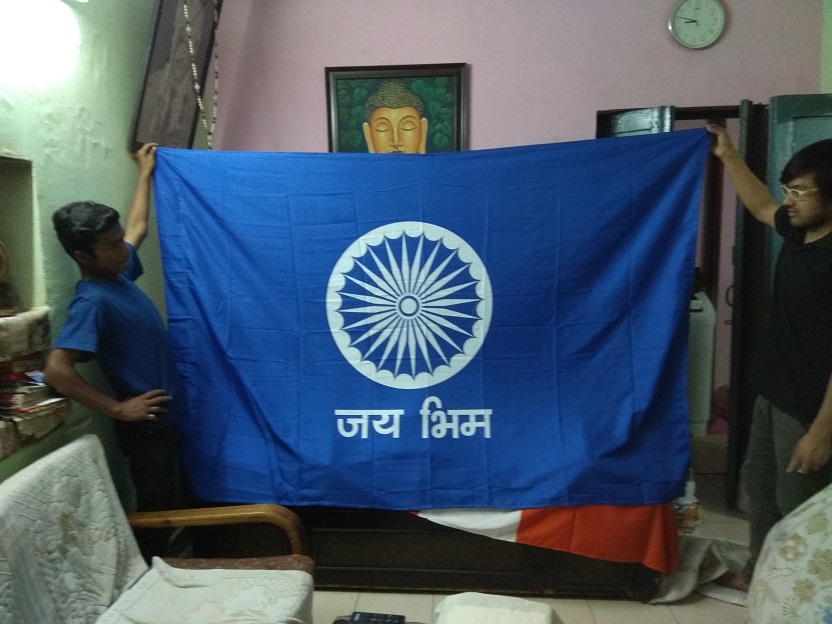 Dr. Ambedkar Jai Bhim Flag 90X60 inch - NSP Mart