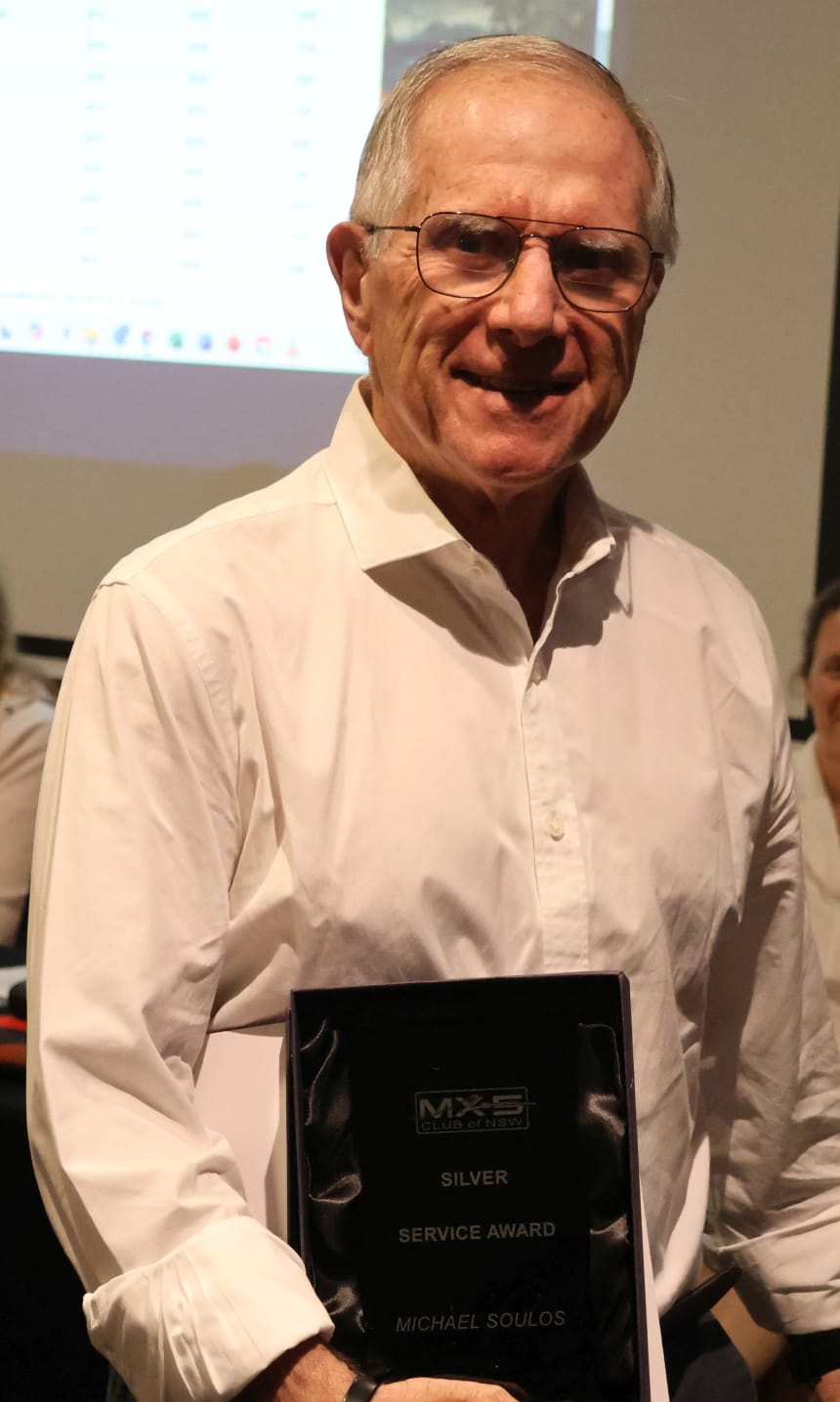 Service Award : MX-5 Club of NSW