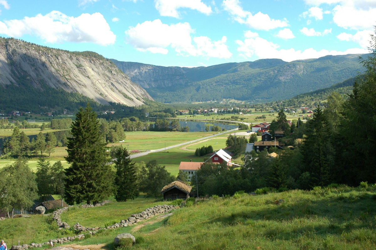 Kvernhusvegen med innlagt utendørsmuseum, Valle i Setesdal