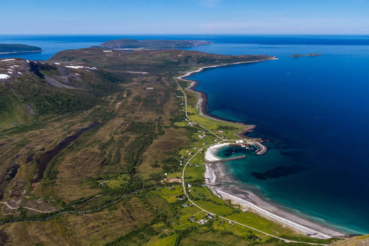 Svarteberget/Cáhppesbákti, Sandland i Loppa