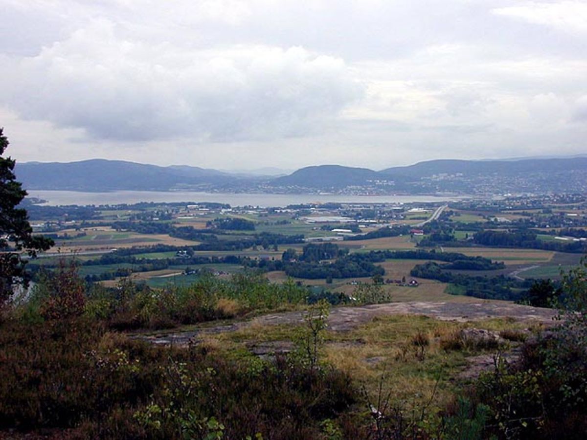 Over E18 På Fosskollen I Lier Fra Damtjern