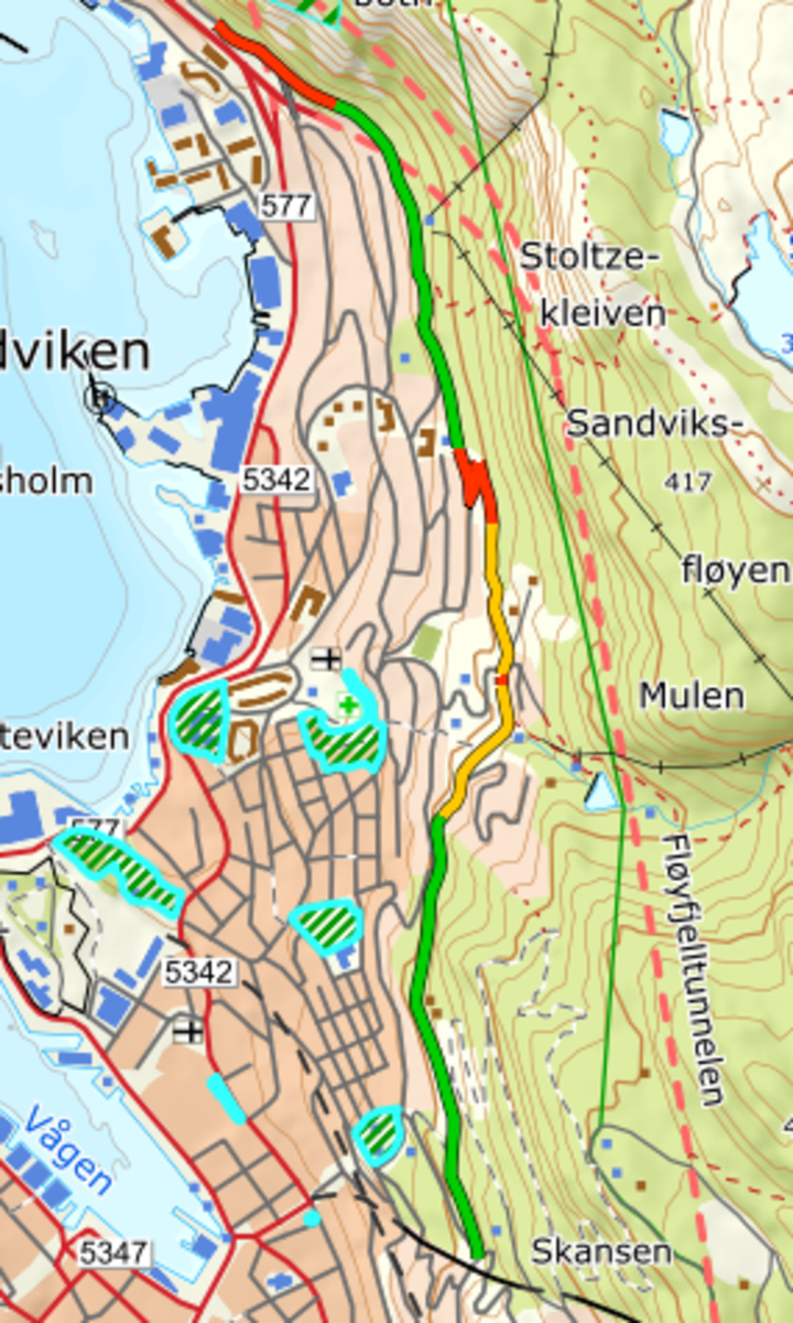 Rullestolvennlig tur langs Fjellveien
