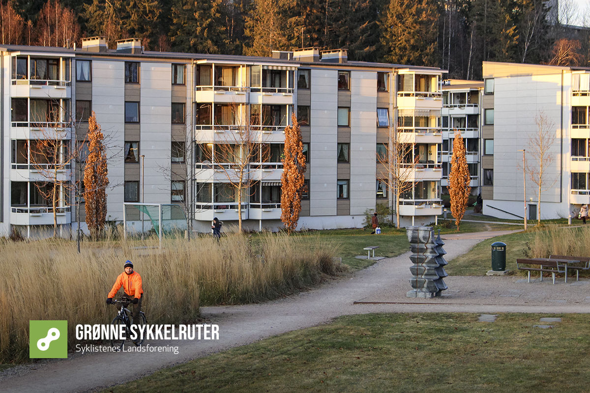 Grønne sykkelruter: Trondheimsveien (Rv4) ved Vestli – Haugenstua ...