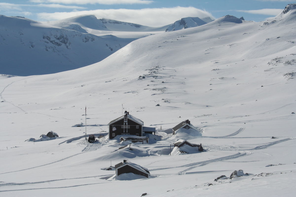 Skitur mellom Gjendesheim og Glitterheim
