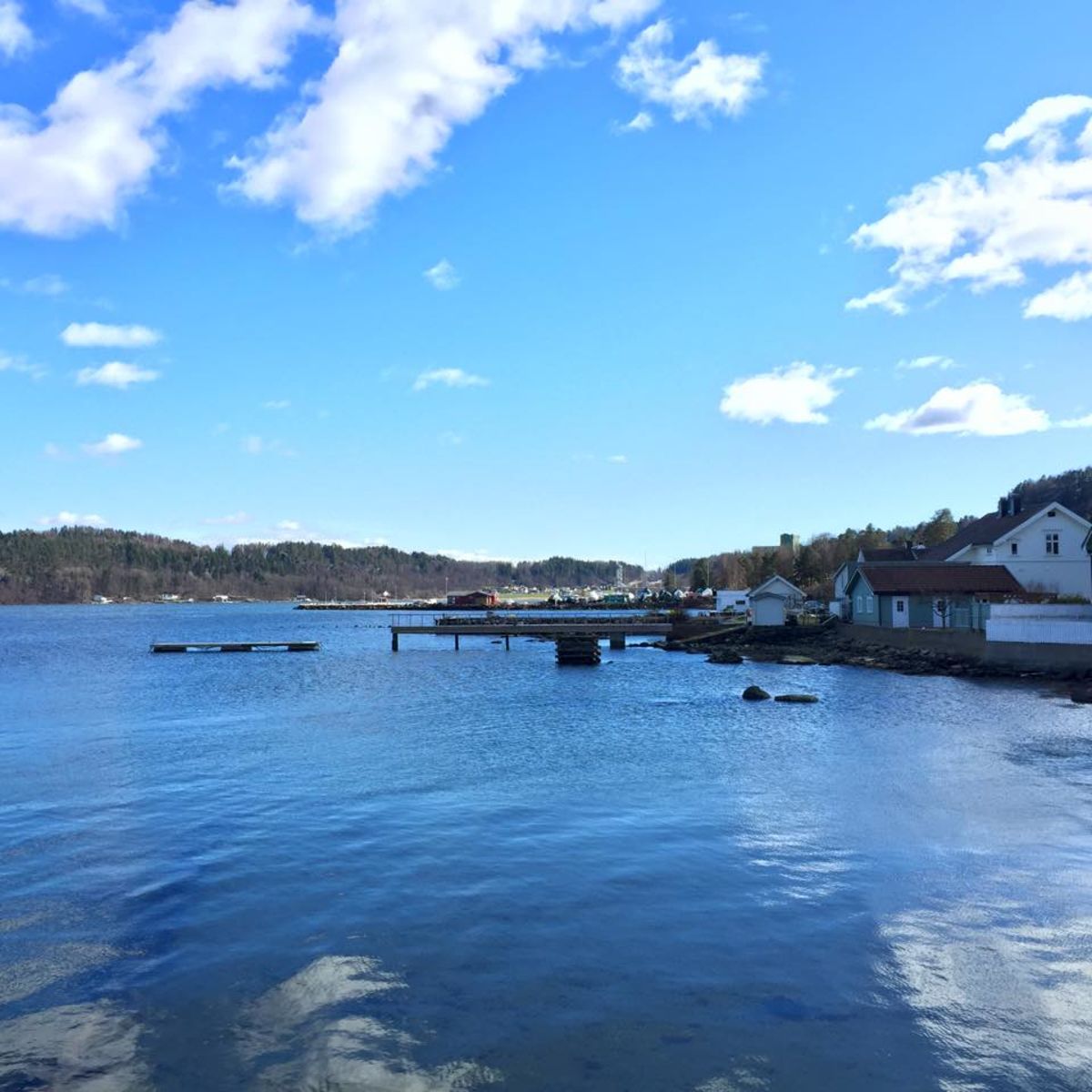 Kyststien Holmestrand sentrum til Mulvika