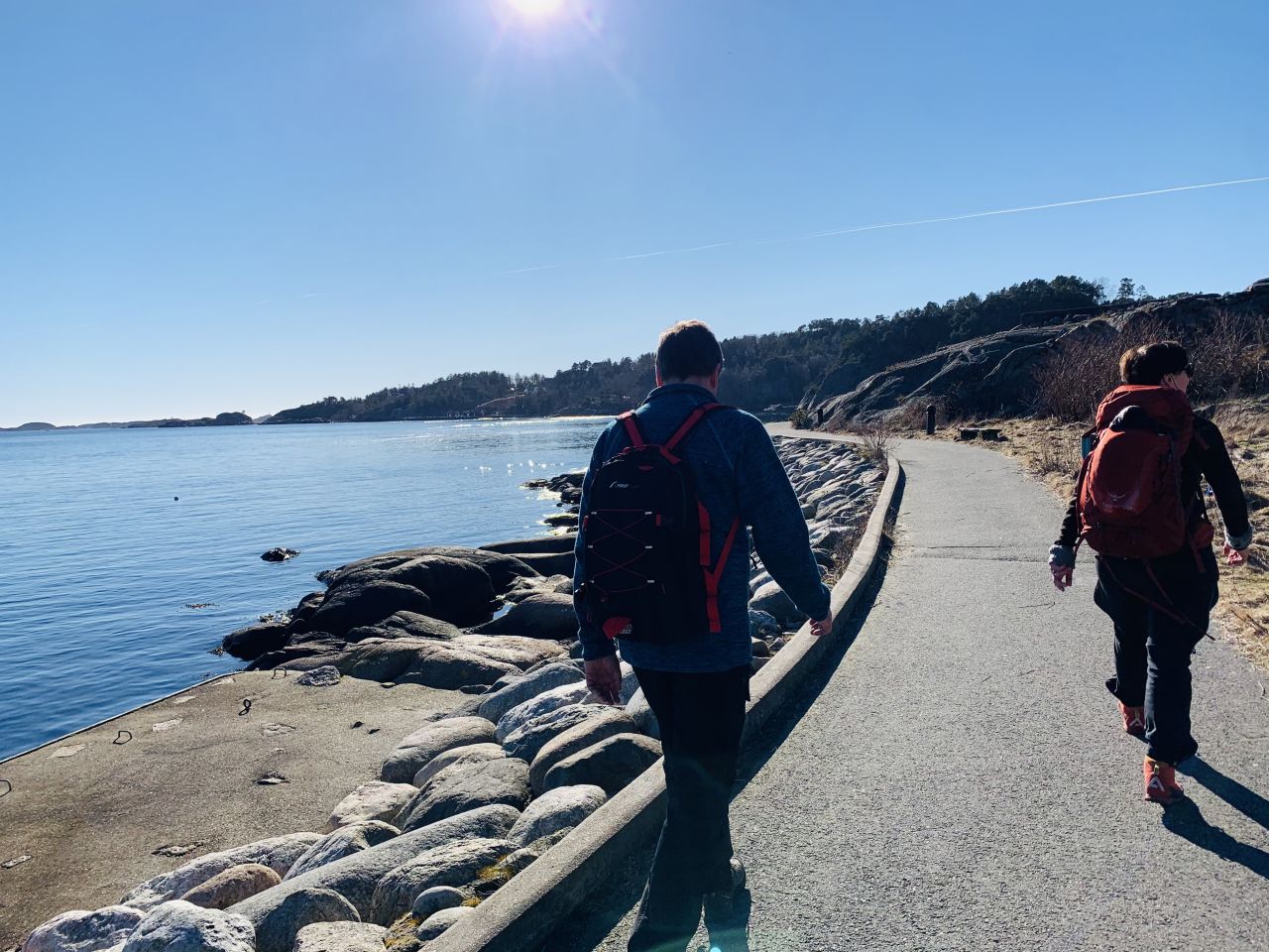 Fottur langs Strandstiene på Fevik