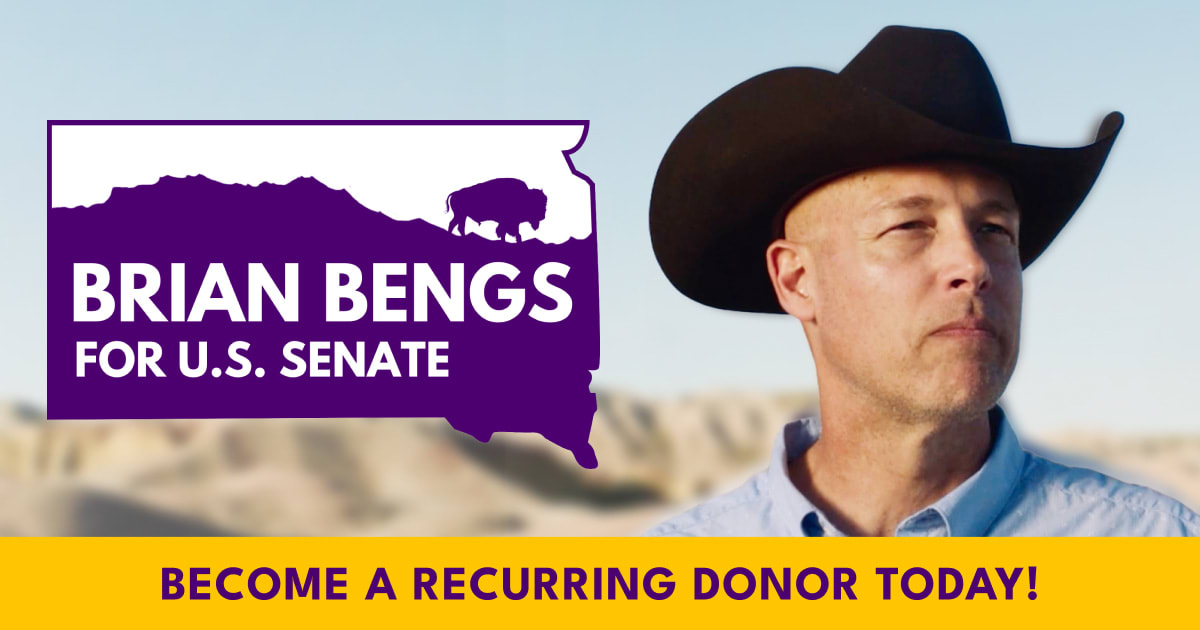 Support Brian Bengs for Senate - Brian Bengs for South Dakota | Numero