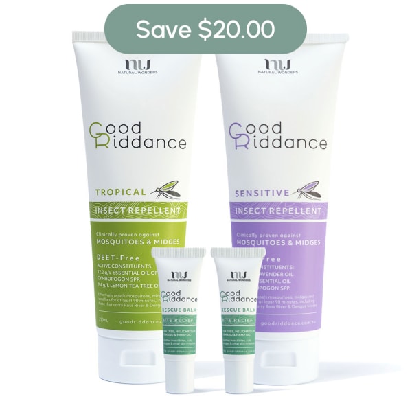 Mosquito repellent and insect repellent from Good Riddance Insect Repellent