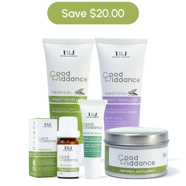 Mosquito repellent and insect repellent from Good Riddance Insect Repellent