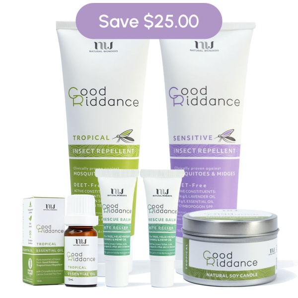 Mosquito repellent and insect repellent from Good Riddance Insect Repellent