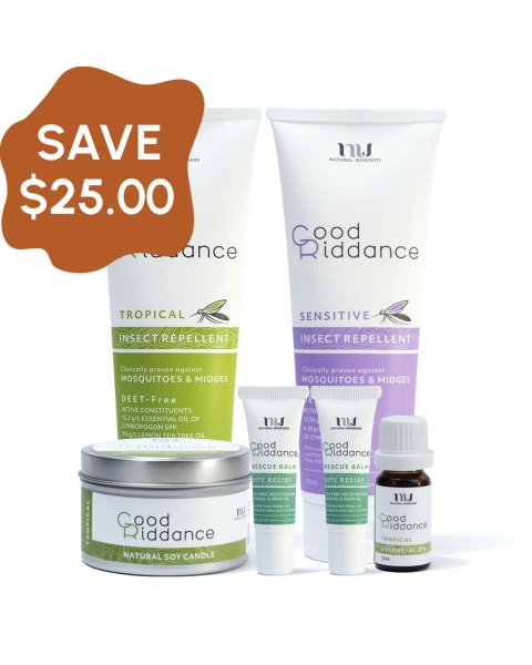 Mosquito repellent and insect repellent from Good Riddance Insect Repellent