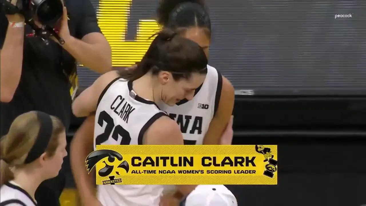 Ncaa Shocker Iowa Star Shatters Scoring Record In 3 Minutes Watch